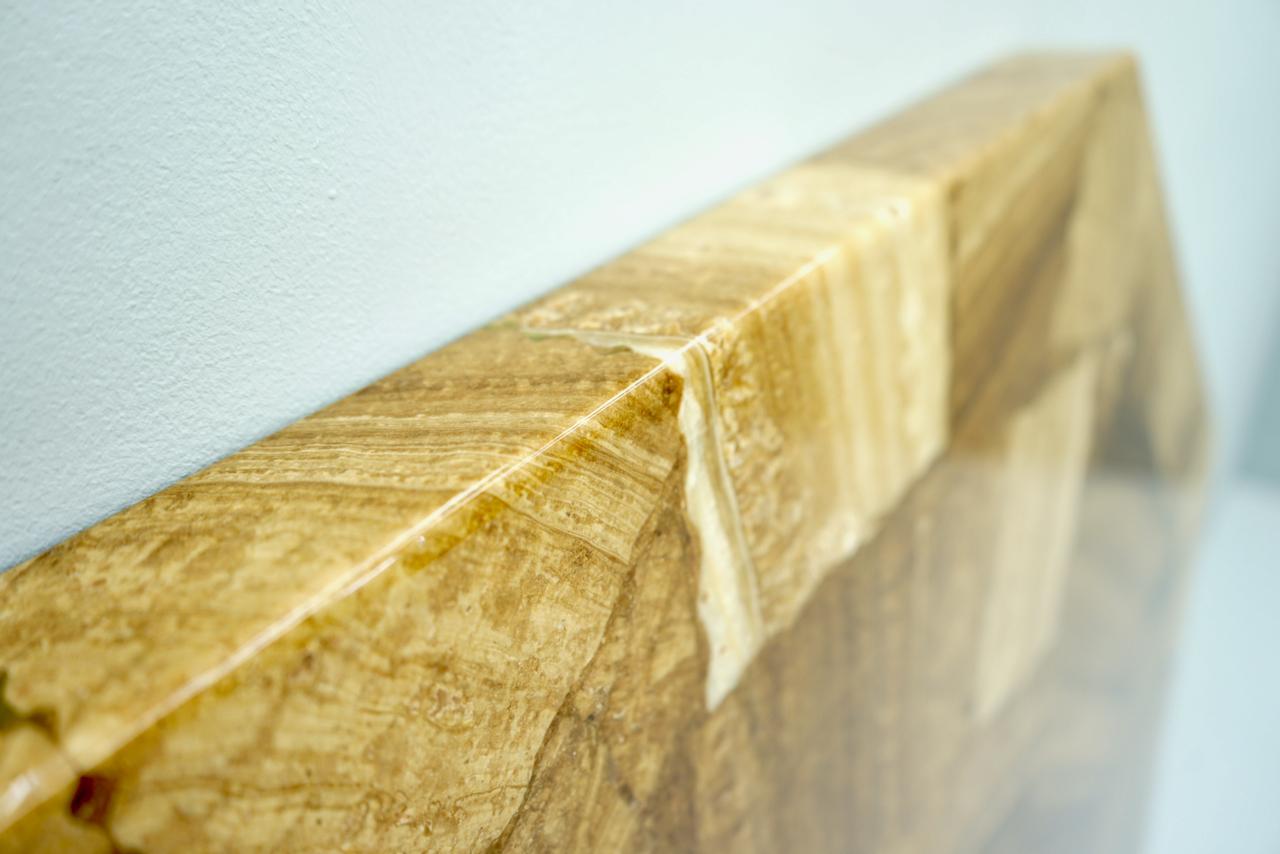 Large Onyx Stone Mosaic Marble Dining Table 1980s For Sale at 1stDibs