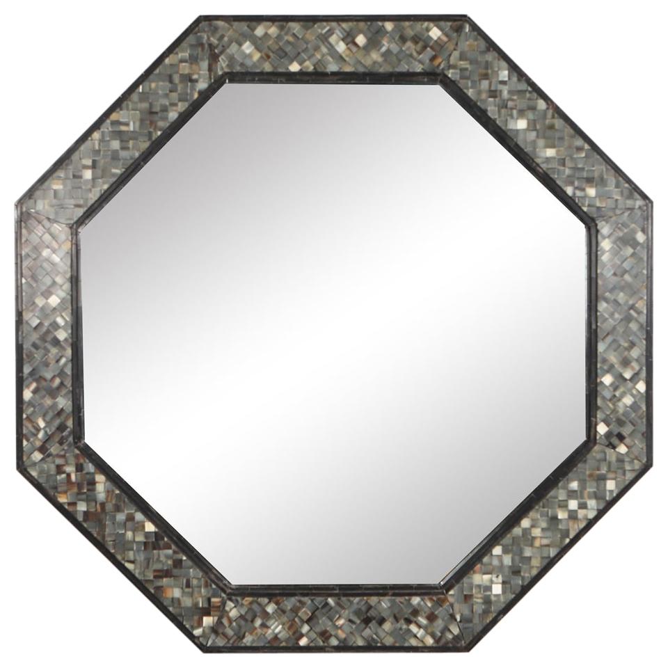 Spanish Colonial Wall Mirror with Mosaic Inlays For Sale at 1stDibs ...