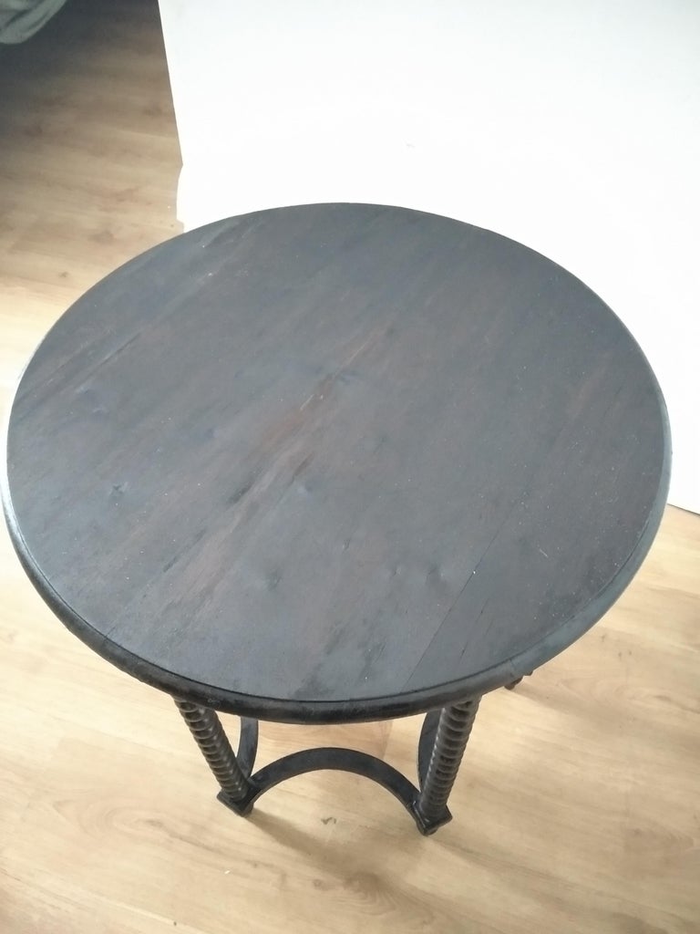 Round Side Table Bobbin Turned Legs, Late 19th Century at 1stDibs ...