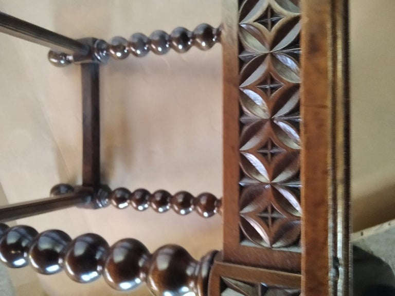 Octagonal Side Table Bobbin Turned Legs at 1stDibs