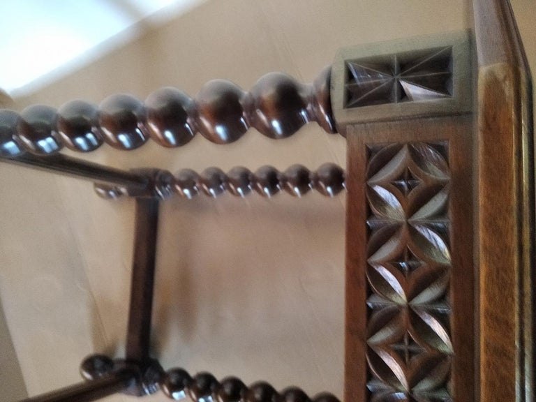 Octagonal Side Table Bobbin Turned Legs at 1stDibs