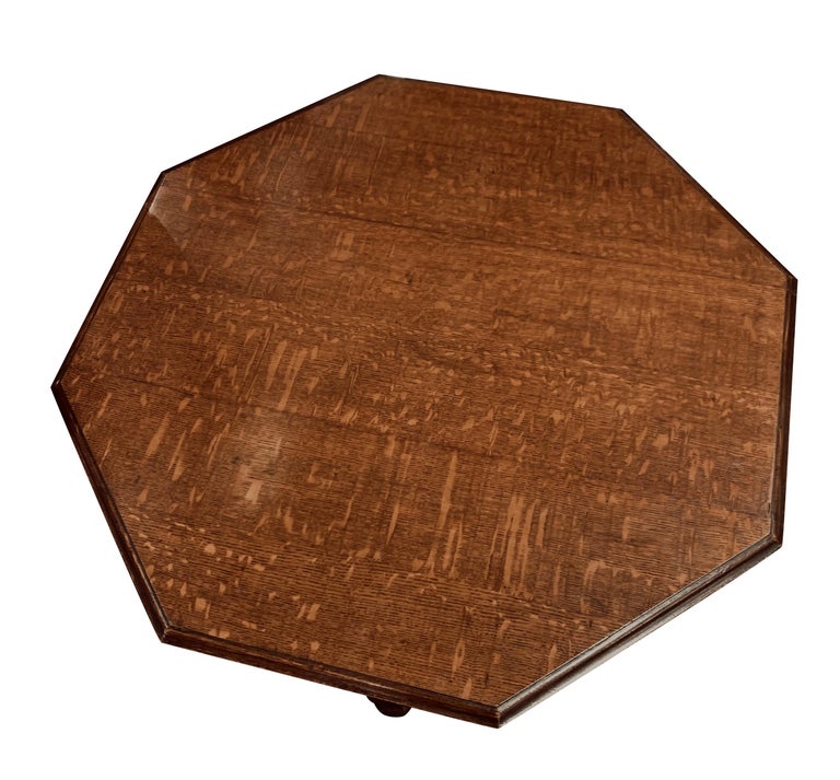 Octagonal Spool Leg Side Table at 1stDibs | antique spool leg table ...