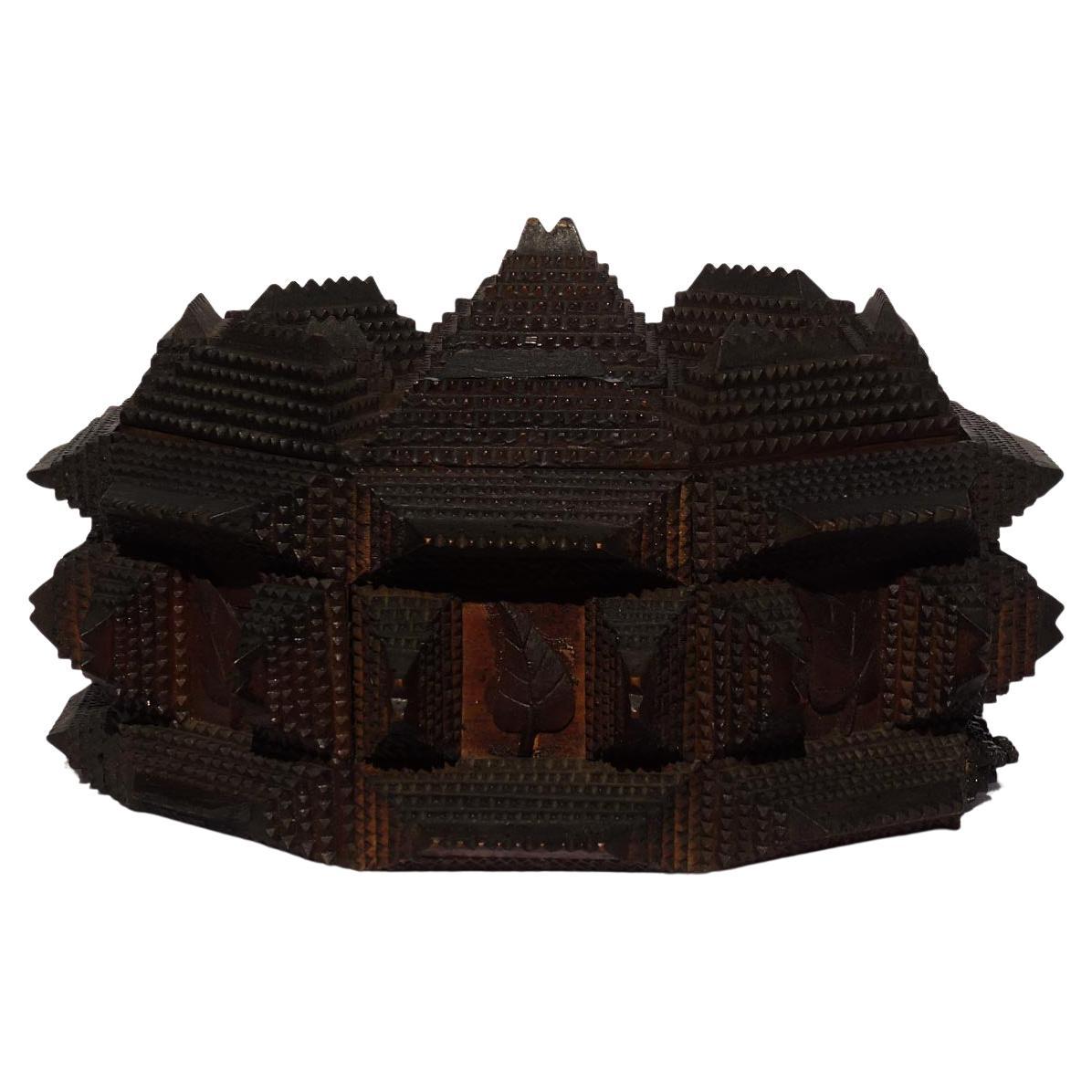 Collection of Antique Tramp Art Boxes at 1stDibs | tramps americana ...