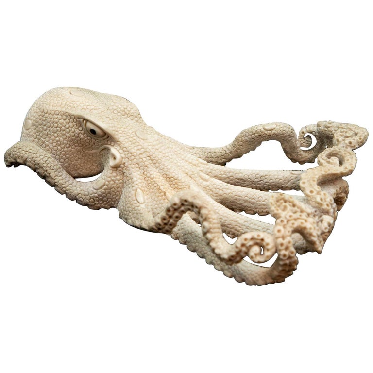 Octopus Moose Antler Carving at 1stDibs