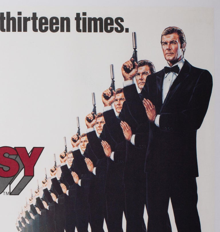 "Octopussy" James Bond Original 1983 UK Quad Film Movie Poster, Daniel ...