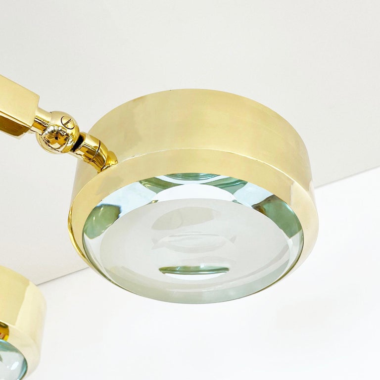 Oculus Articulating Ceiling Light by form A, Oval Version with Carved ...