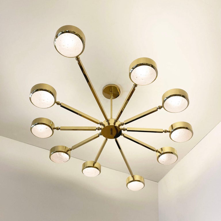 Oculus Articulating Ceiling Light by form A -Oval Version with Murano ...