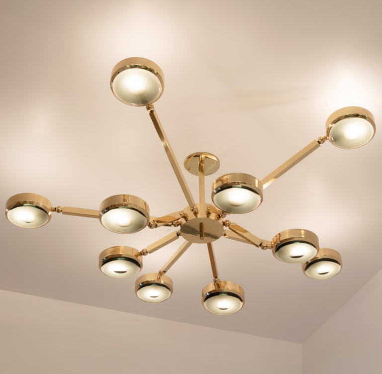 Oculus Articulating Ceiling Light by form A -Carved Glass Version For ...