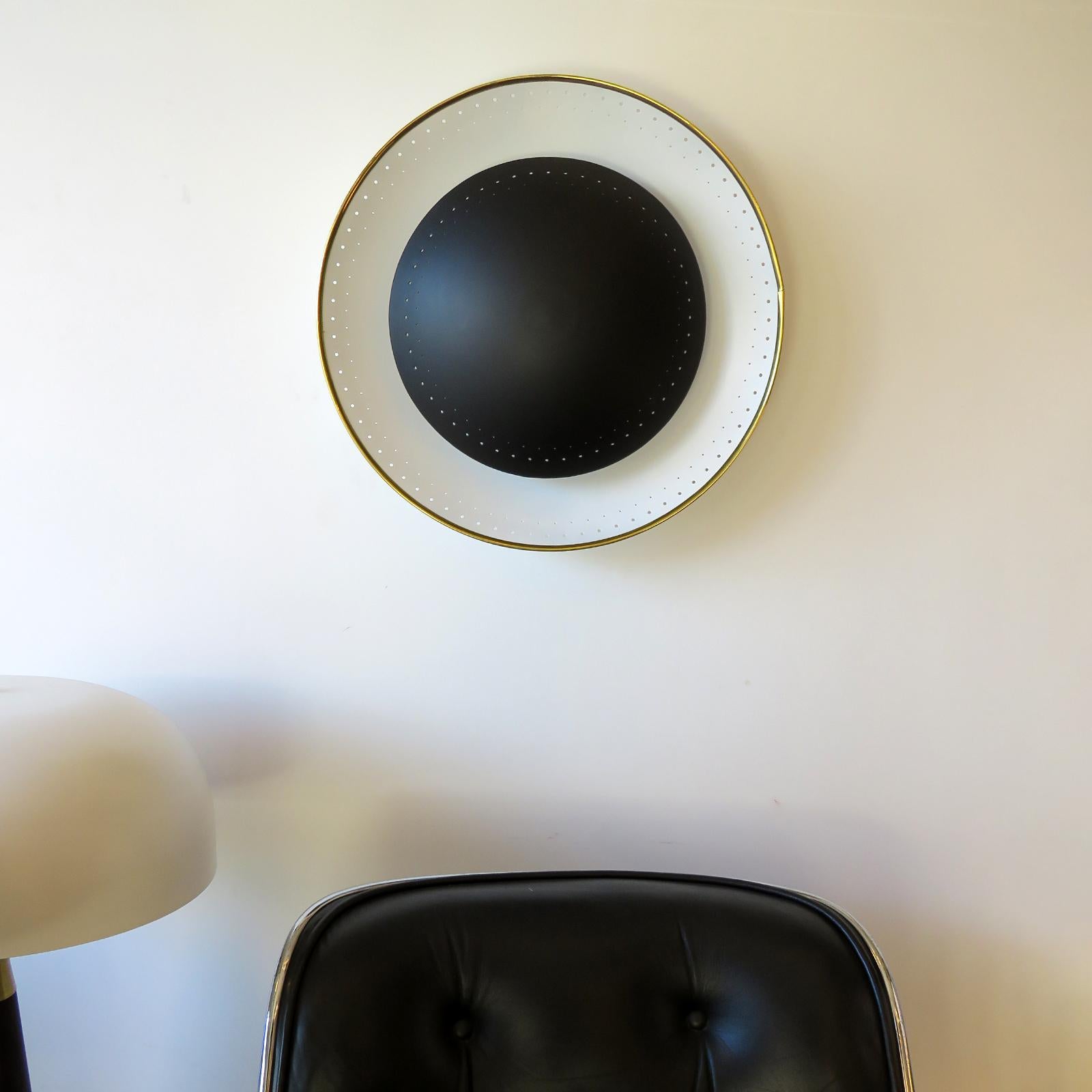 Oculus Black Wall Light by Gallery L7 For Sale at 1stDibs
