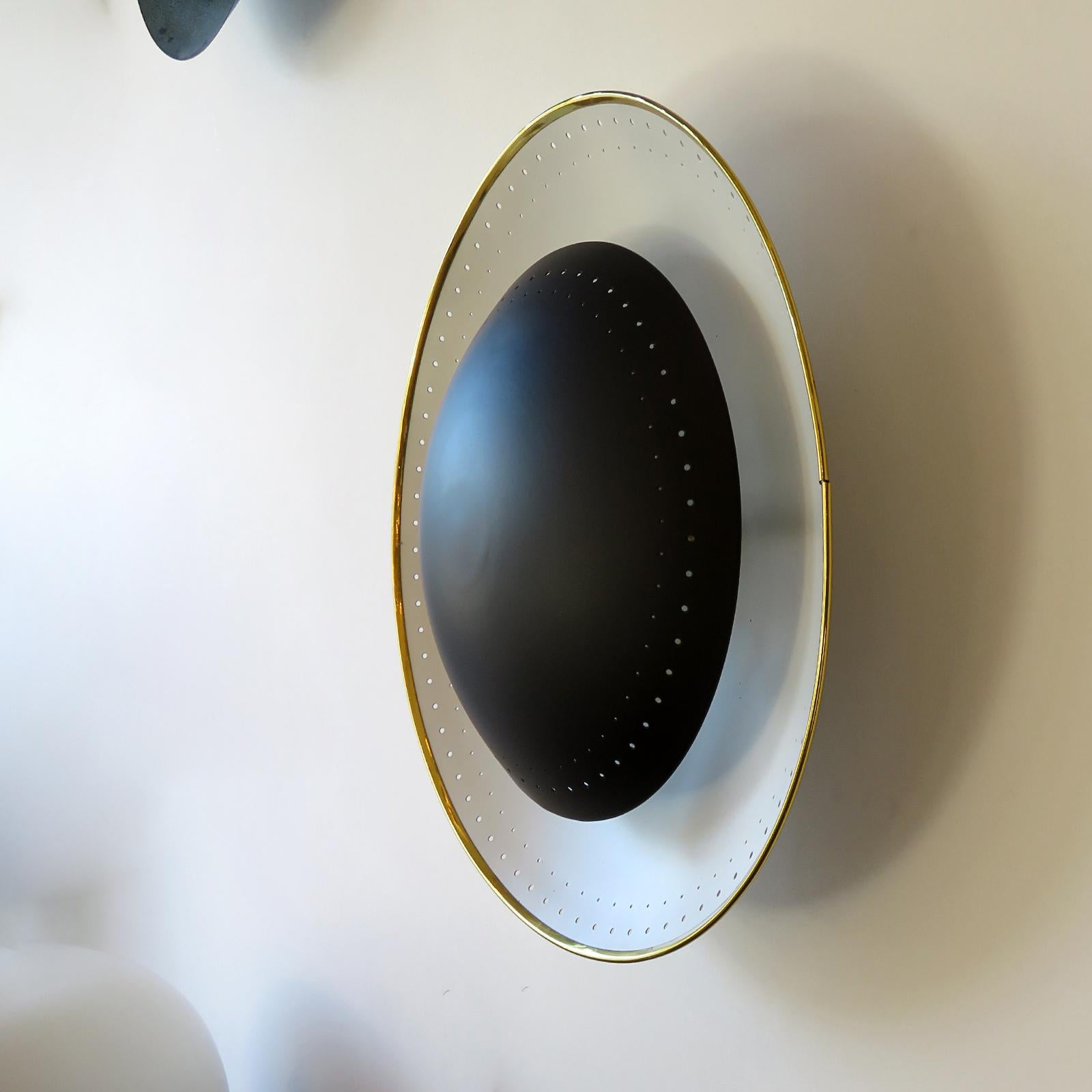 Oculus Black Wall Light by Gallery L7 For Sale at 1stDibs