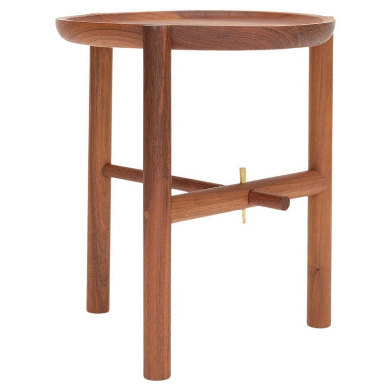 Ocum Side Table, Mexican contemporary design, tropical hardwood For ...