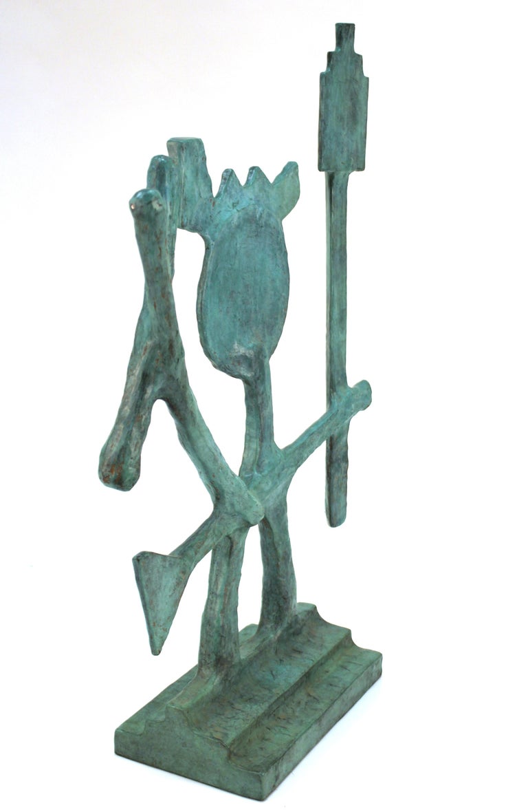 Oded Halahmy Bronze Cast Modern Abstract Sculpture at 1stDibs