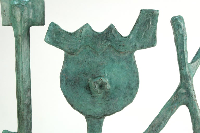 Oded Halahmy Bronze Cast Modern Abstract Sculpture at 1stDibs