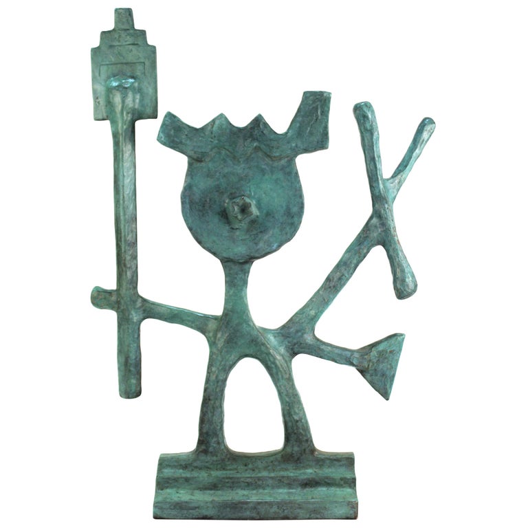 Oded Halahmy Bronze Cast Modern Abstract Sculpture at 1stDibs