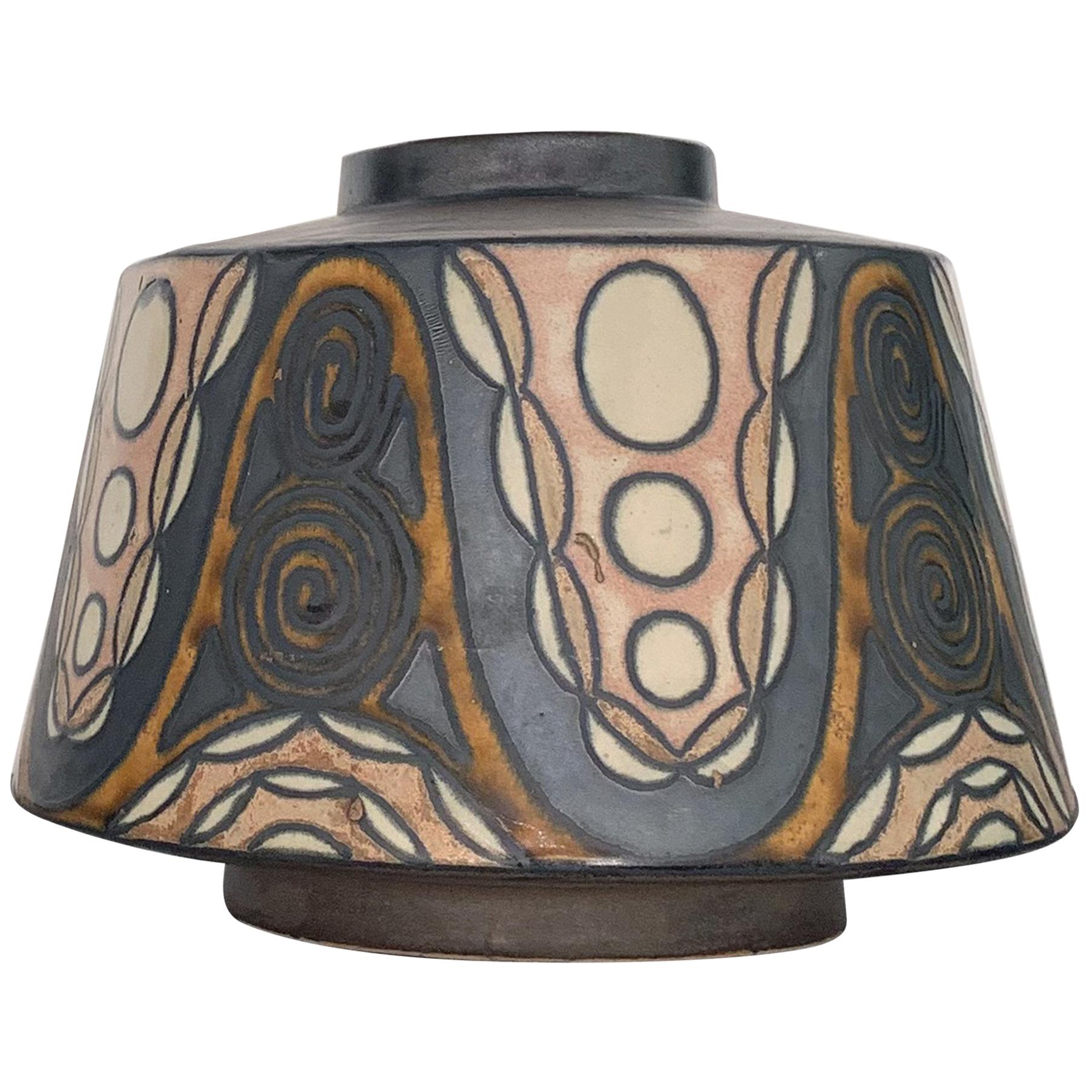 Odetta HB Quimper René Beauclair Vase 1371 For Sale at 1stDibs