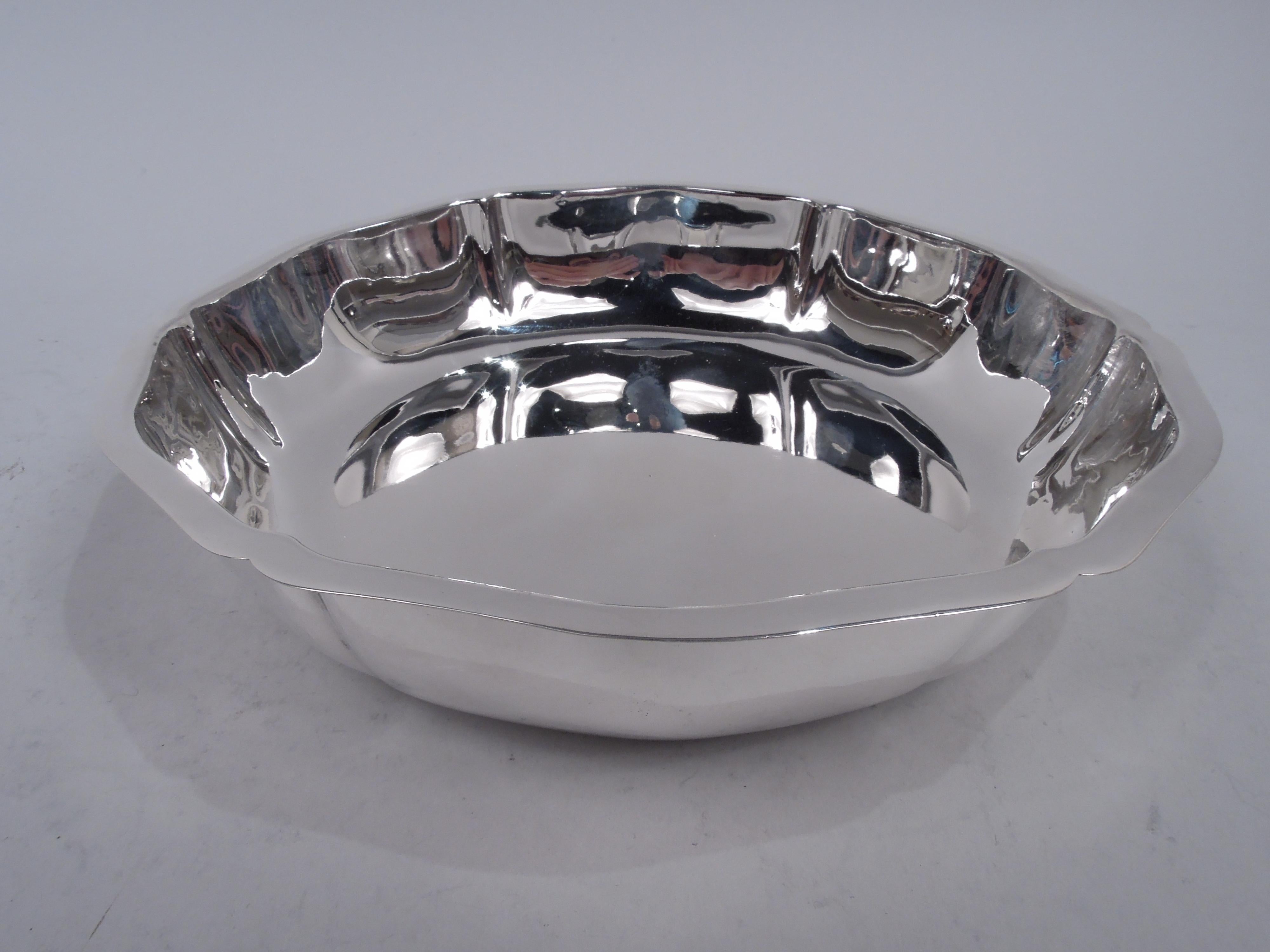 Odiot Elegant French Belle Epoque Classical Silver Serving Bowl For ...