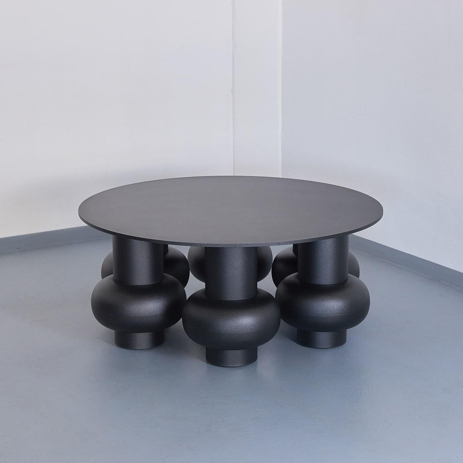 Odyssey table from the Eclecticism collection made out of aluminum ...