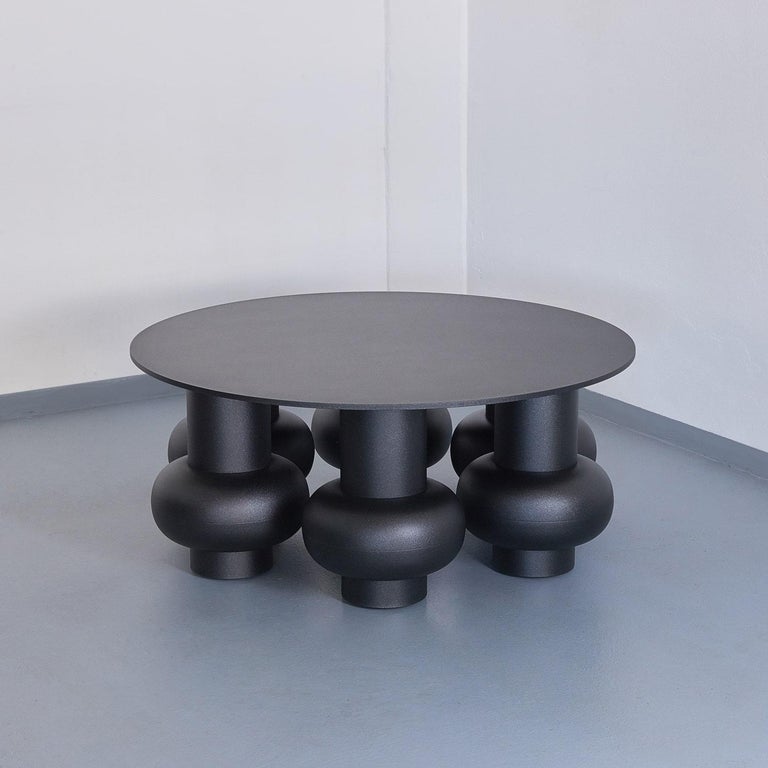 Odyssey table from the Eclecticism collection made out of aluminum ...