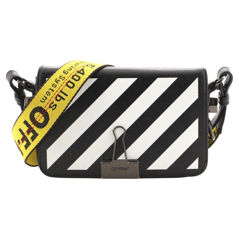 Off White Binder Clip Bag