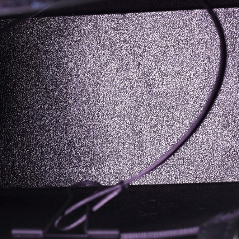 Off White Box Tote Printed Patent Mini at 1stDibs