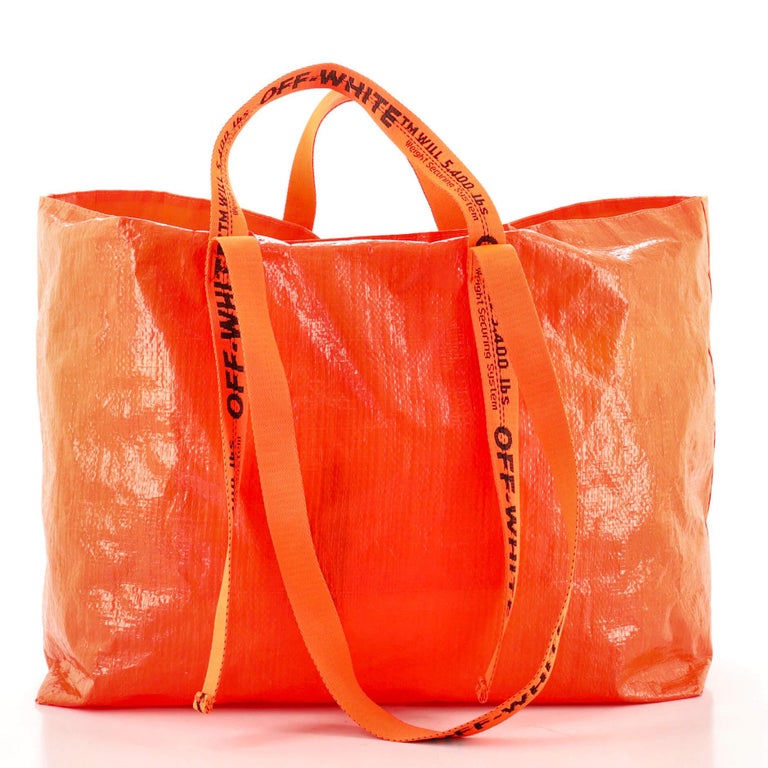 Off White New Commercial Tote PVC at 1stDibs
