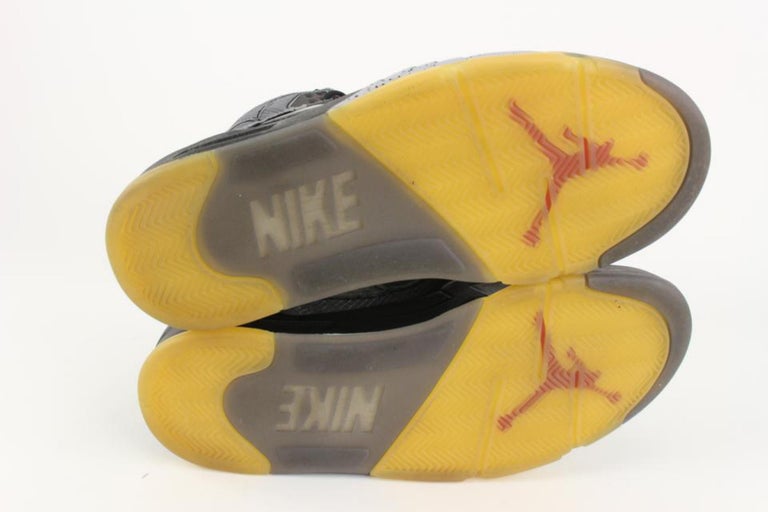 Off-White x Nike 2019 Mens 11 Virgil Abloh Off-White Black Muslin Air ...