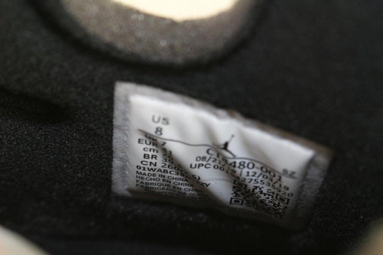 Off-White x Nike Men's 8 US Off-White Virgil Abloh Black Muslin Jordan ...