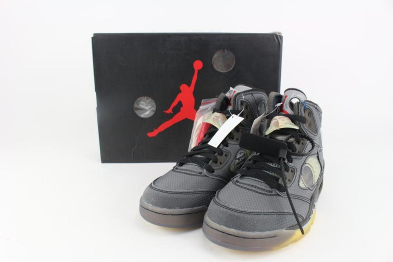 Off-White x Nike Men's 8 US Off-White Virgil Abloh Black Muslin Jordan ...