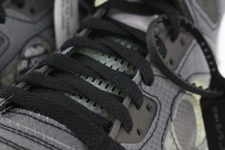Off-White x Nike Men's 8 US Off-White Virgil Abloh Black Muslin Jordan ...