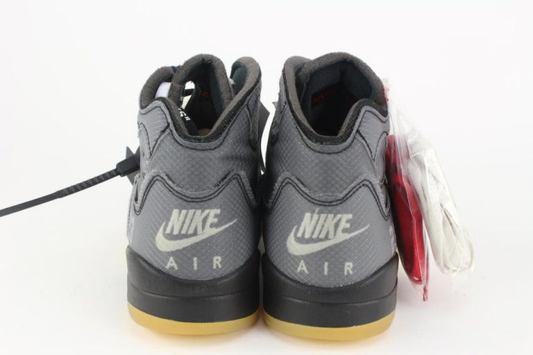 Off-White x Nike Men's 8 US Off-White Virgil Abloh Black Muslin Jordan ...