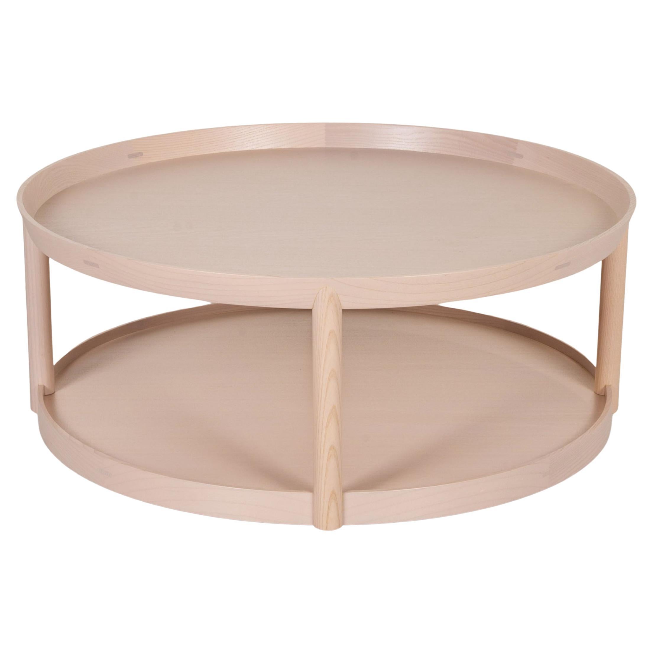 Walter Knoll Wooden Coffee Table Round Table For Sale at 1stDibs
