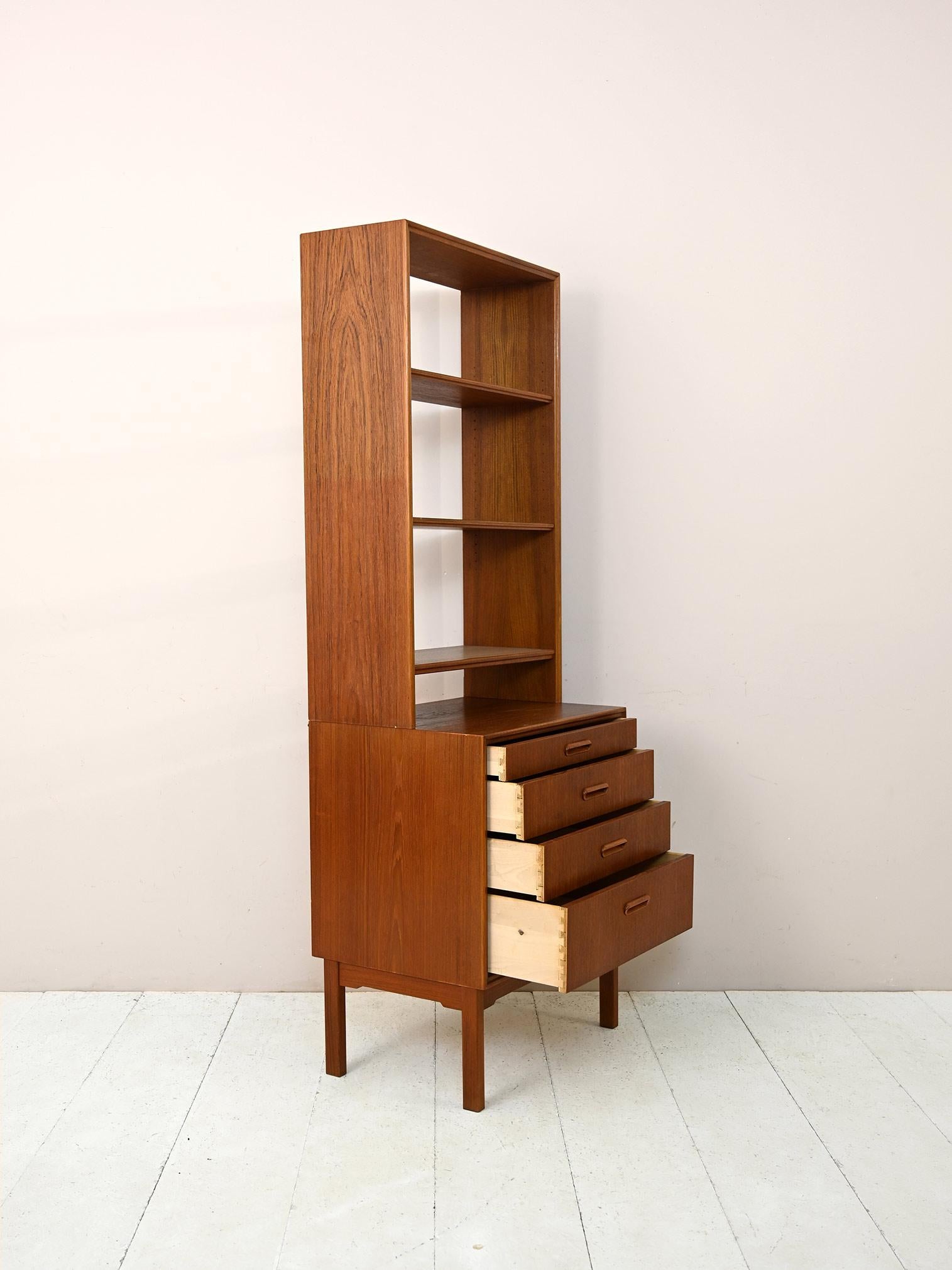 Office Bookcase with Drawers For Sale at 1stDibs