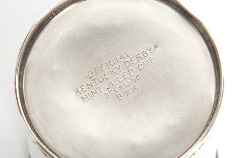 Official Kentucky Derby Sterling Silver Mint Julep Cup 1996 Built for ...