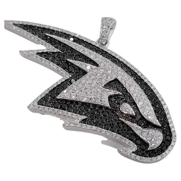 Official Licensed NBA Atlanta Hawks 14k Solid Gold Diamond Pendant by ...