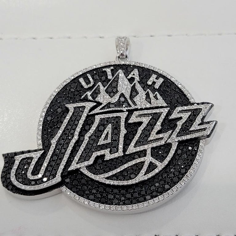 Official Licensed NBA Utah Jazz 14k Solid Gold Diamond Team Pendant by ...