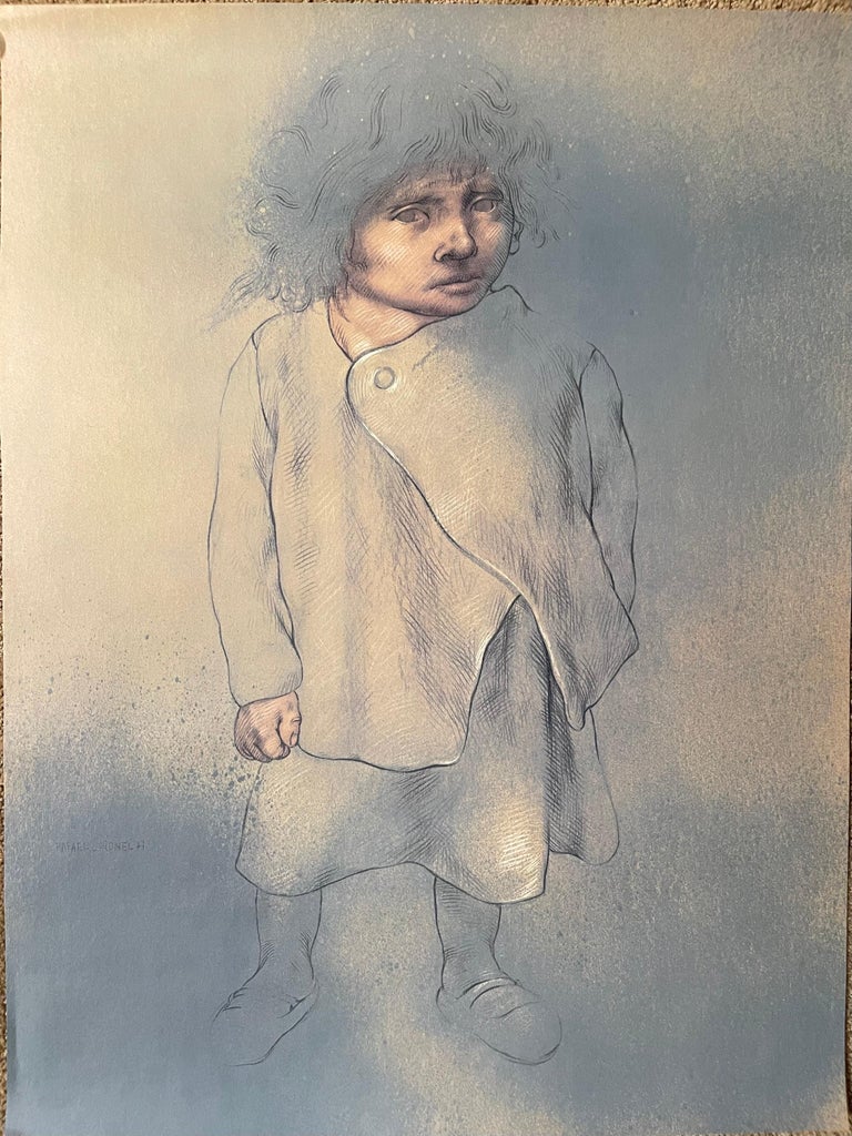 Offset Lithograph Drawing from "Portfolio" by Rafael Coronel, 1978 at ...