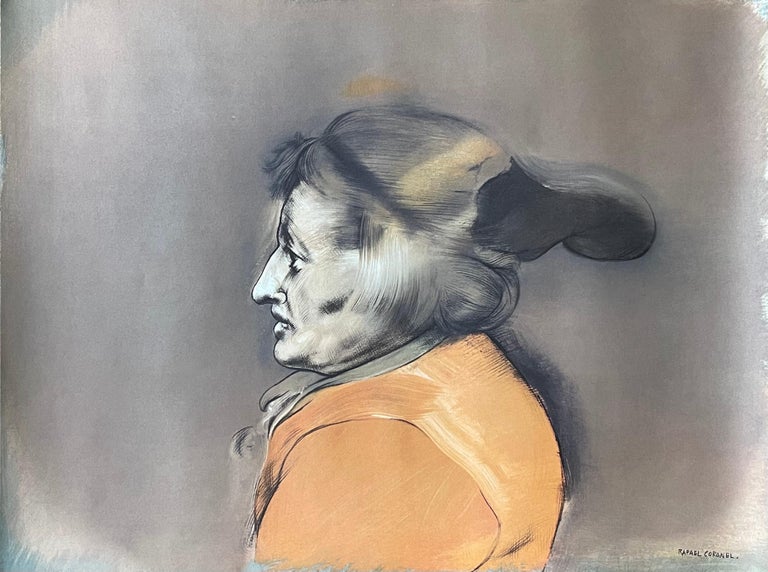 Offset Lithograph Drawing from "Portfolio" by Rafael Coronel, 1978 For ...