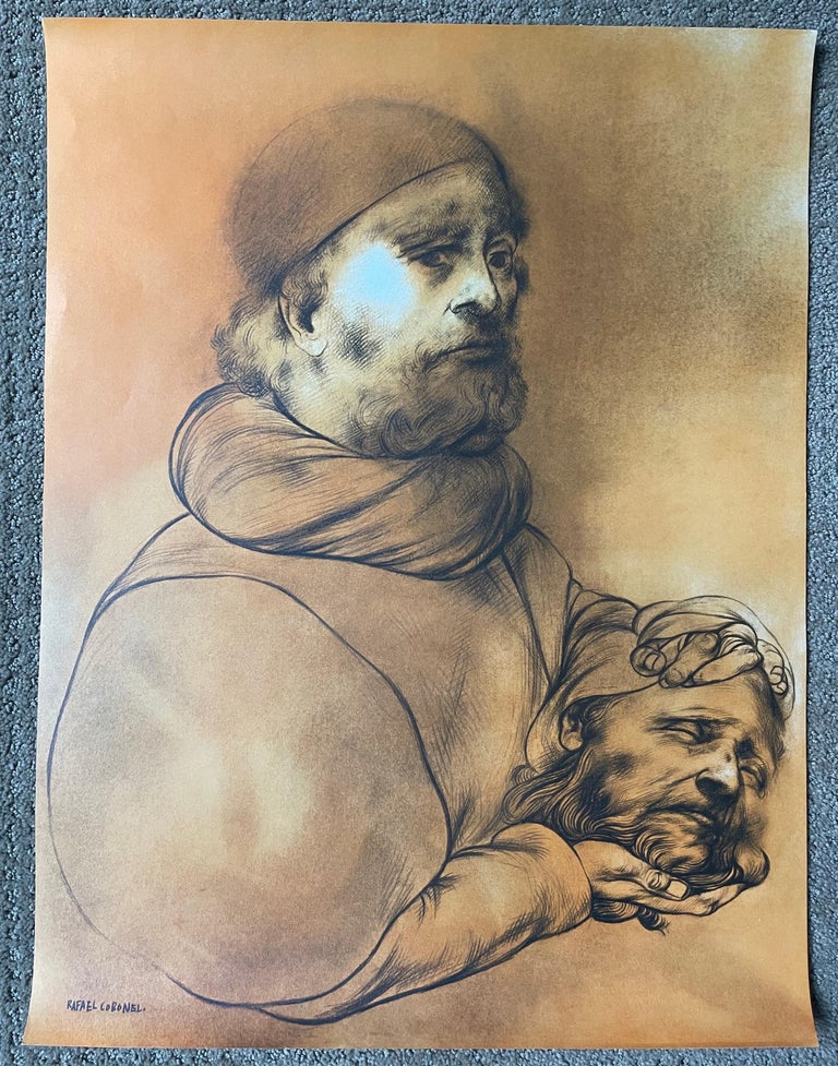 Offset Lithograph Drawing from "Portfolio" by Rafael Coronel, 1978 For ...