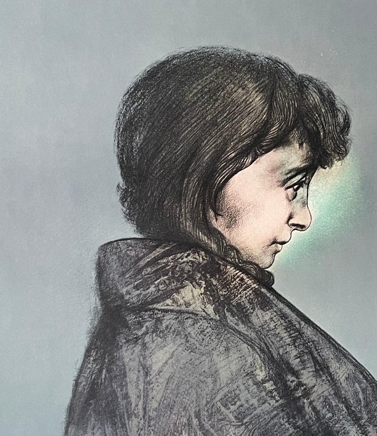 Offset Lithograph Drawing from "Portfolio" by Rafael Coronel, 1978 For ...