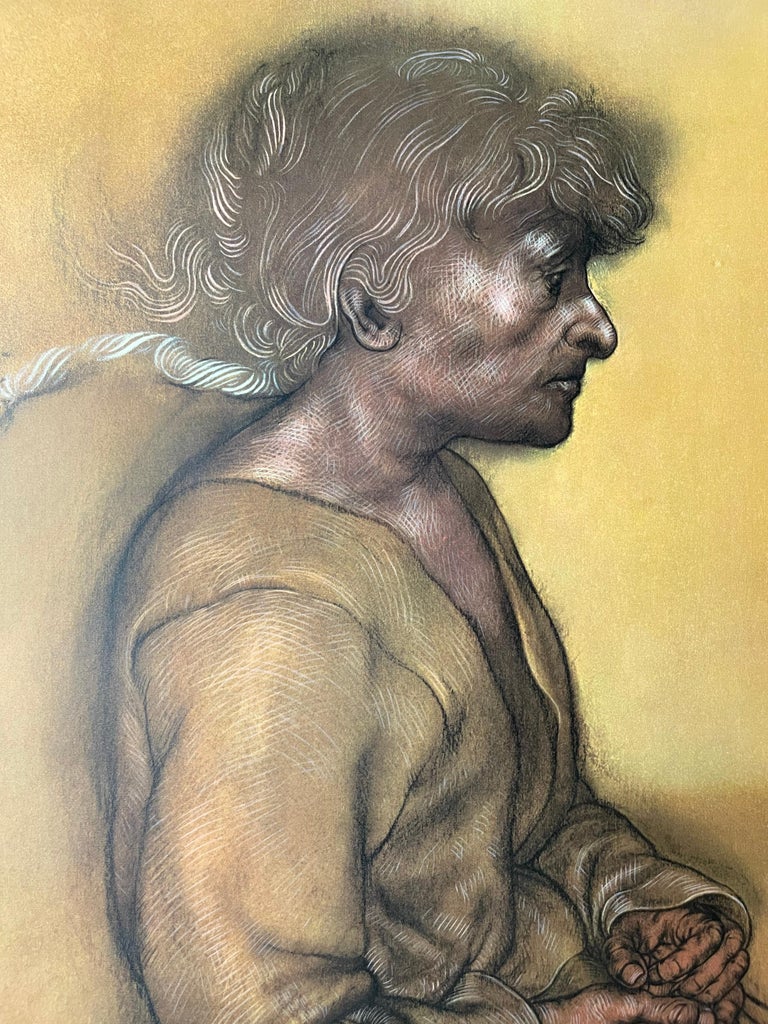 Offset Lithograph Drawing from "Portfolio" by Rafael Coronel, 1978 For ...