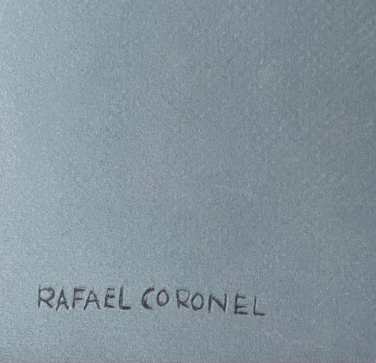 Offset Lithograph Drawing from "Portfolio" by Rafael Coronel, 1978 For ...