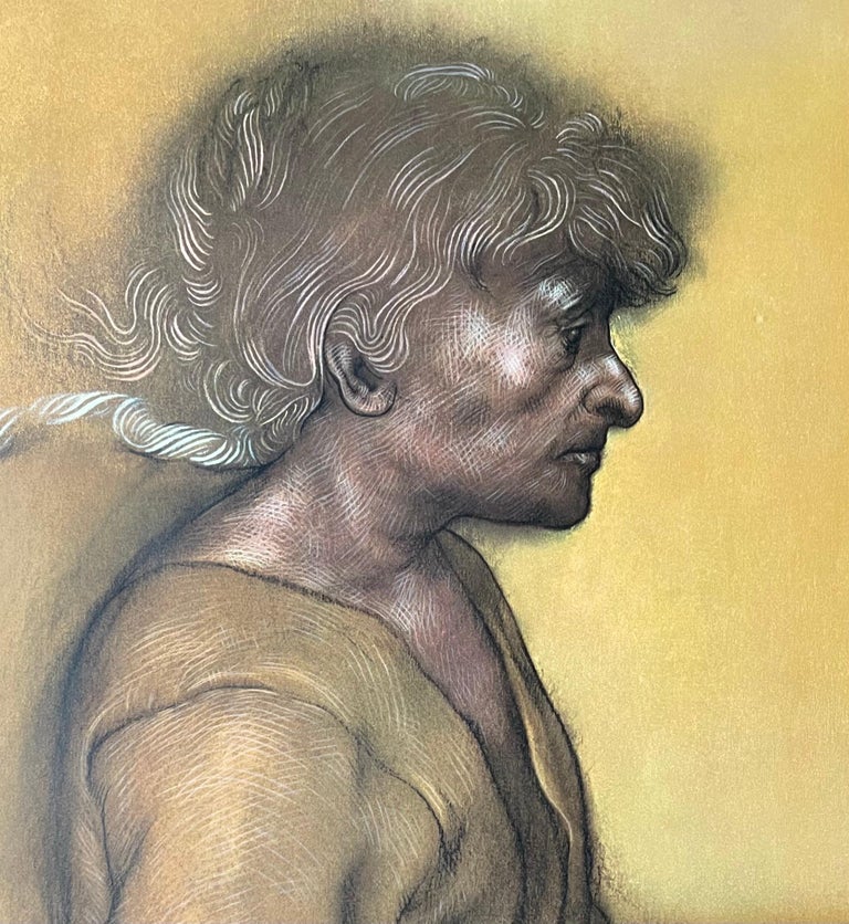 Offset Lithograph Drawing from "Portfolio" by Rafael Coronel, 1978 For ...