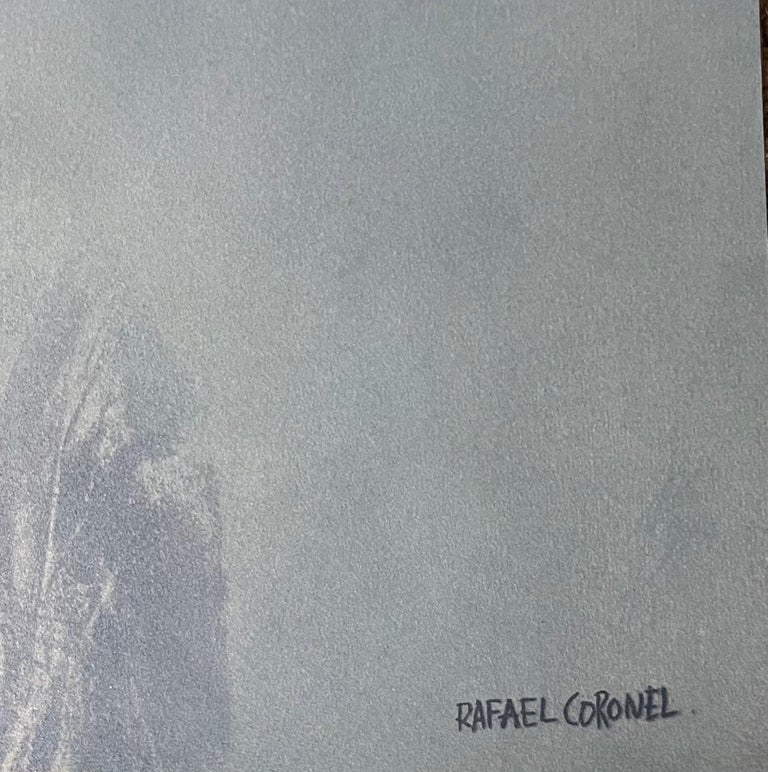 Offset Lithograph Drawing from "Portfolio" by Rafael Coronel, 1978 For ...