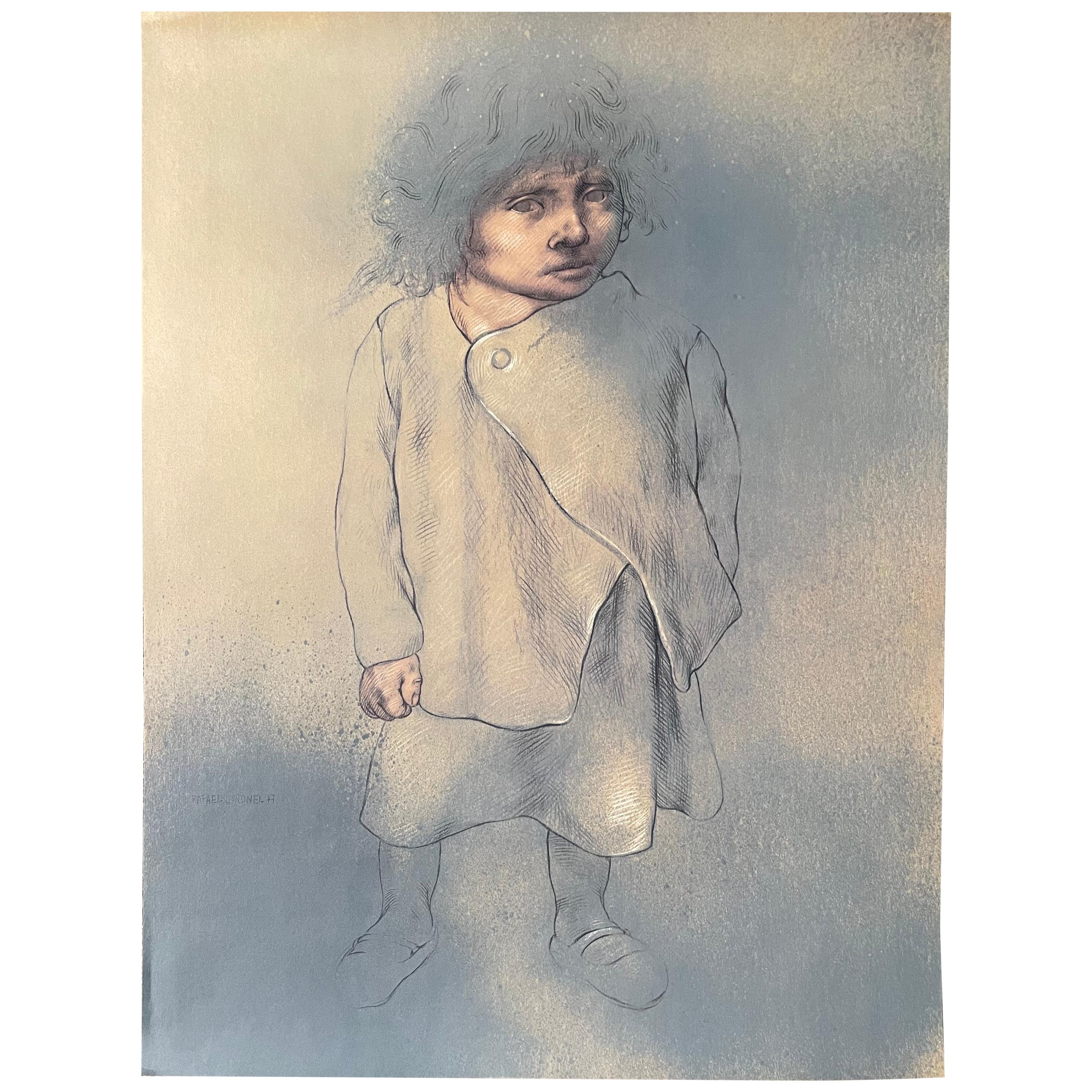 Offset Lithograph Drawing from "Portfolio" by Rafael Coronel, 1978 at ...