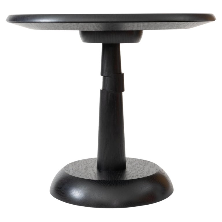 Offset Pedestal Side Table For Sale at 1stDibs