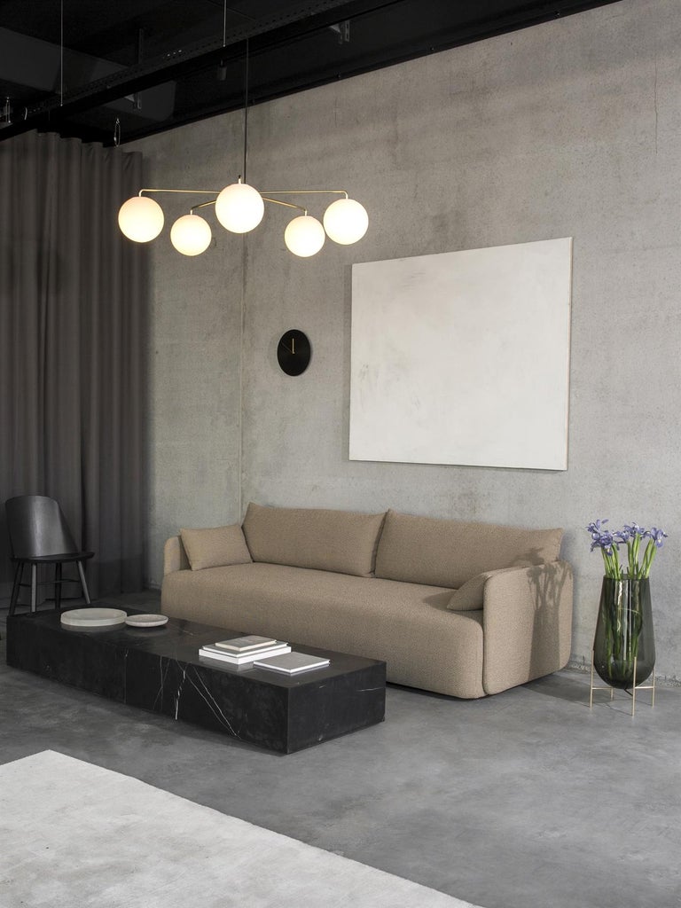 Offset Sofa Chair, 3-Seat, Dark Sand, Designed by Norm Architects at ...