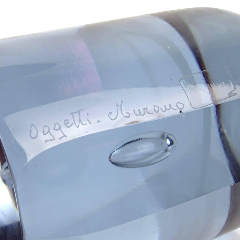 Oggetti Murano Signed Purple Alexandrite Italian Art Glass Sculpture ...