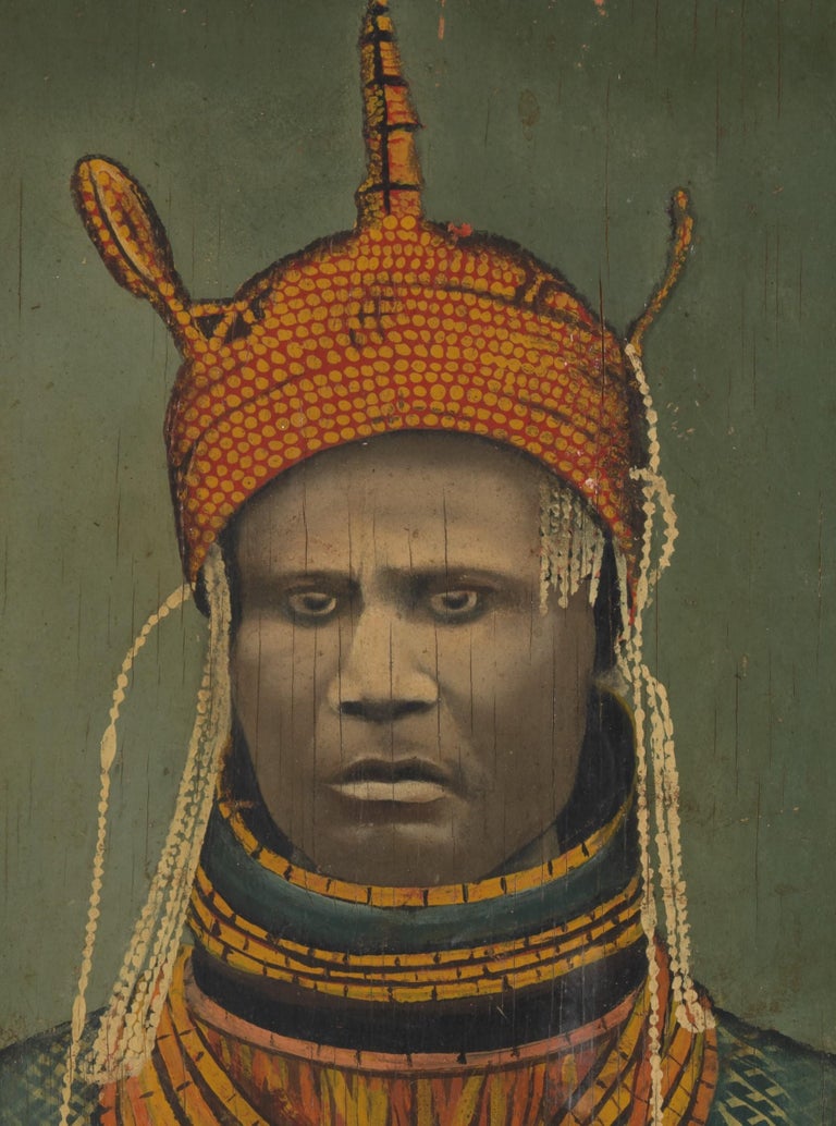 Ogho of Ozoro, Portait of Uku Akolopolo Akenzua II-Oba of Benin at 1stDibs