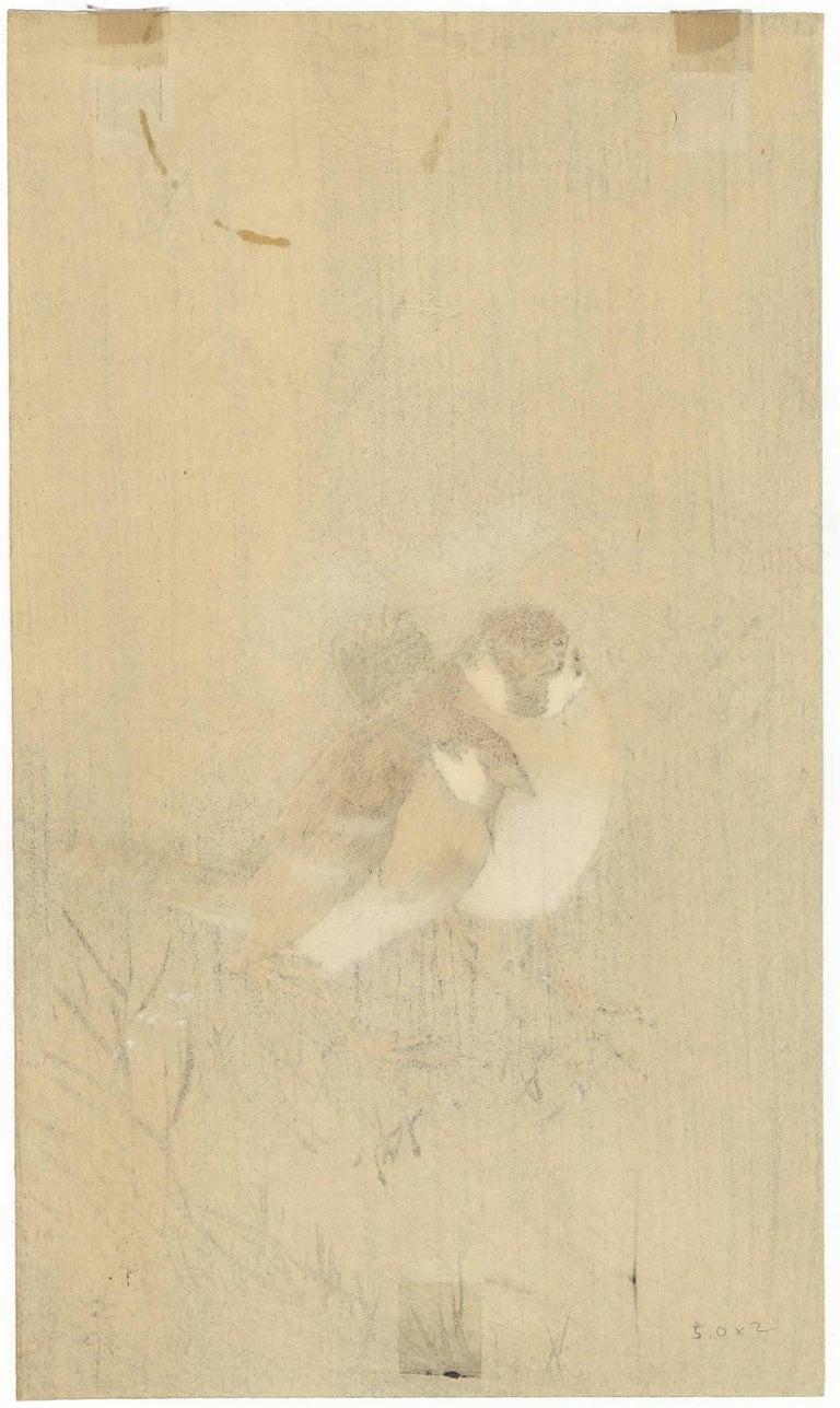 Ohara Koson - Ohara Koson, Japanese Woodblock Print, Bird and Flower ...