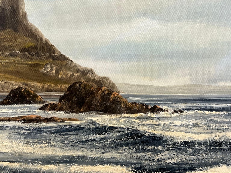 O'Hara - Atlantic Ocean Shoreline Seascape Painting of Causeway Coast ...